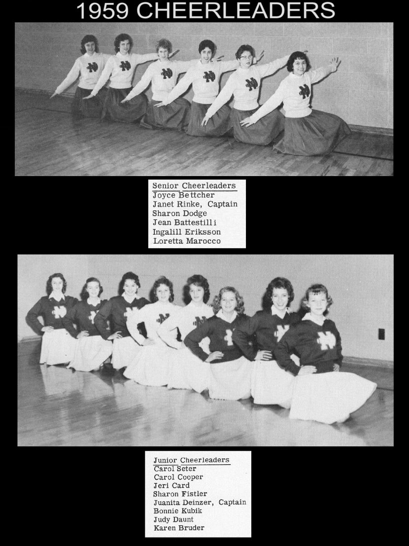 1959 Cheerleaders – History Of New Haven High School