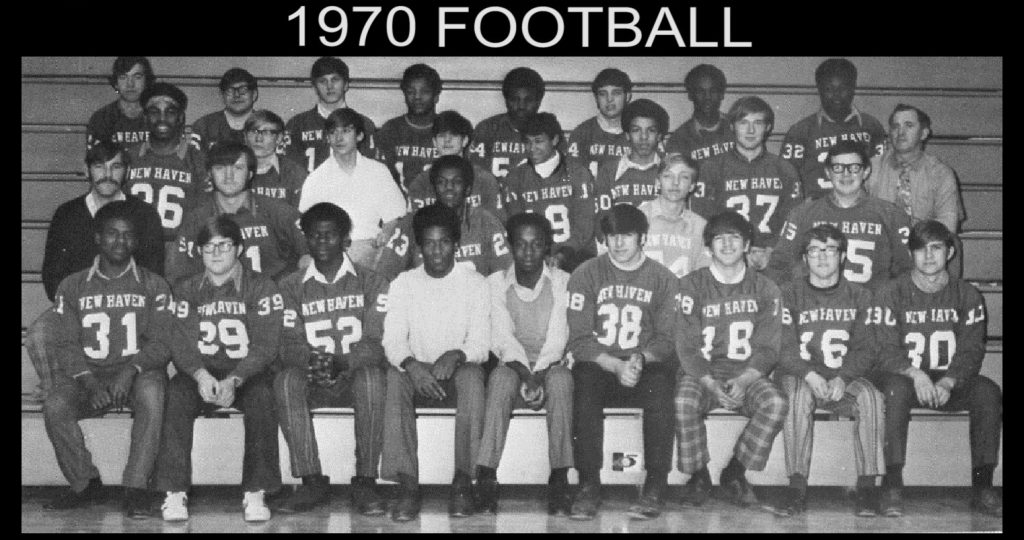 1970 Football – History Of New Haven High School