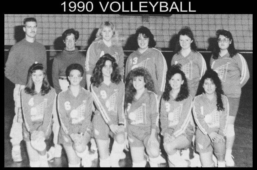 1990 Volleyball – History Of New Haven High School
